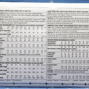 Simplicity Sewing Pattern 8654 Misses' Retro Style Shaped - Etsy