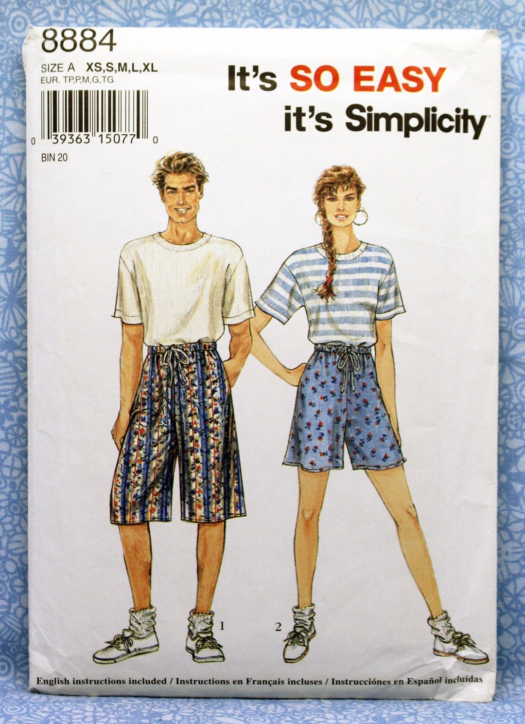 Simplicity Sewing Pattern 8884, Easy Shorts and Knit Top for Misses ...