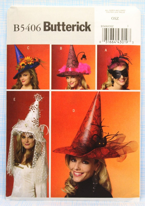 Butterick Sewing Pattern 5406 Misses' Witches or Wizards - Etsy