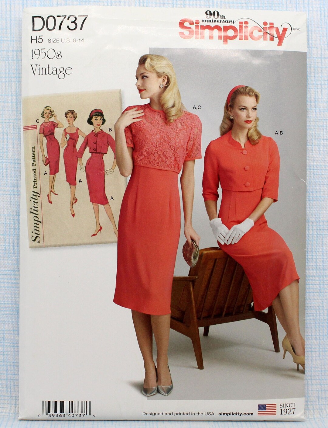 Simplicity Sewing Pattern D0737, Misses' Sleeveless Sheath Dress and ...
