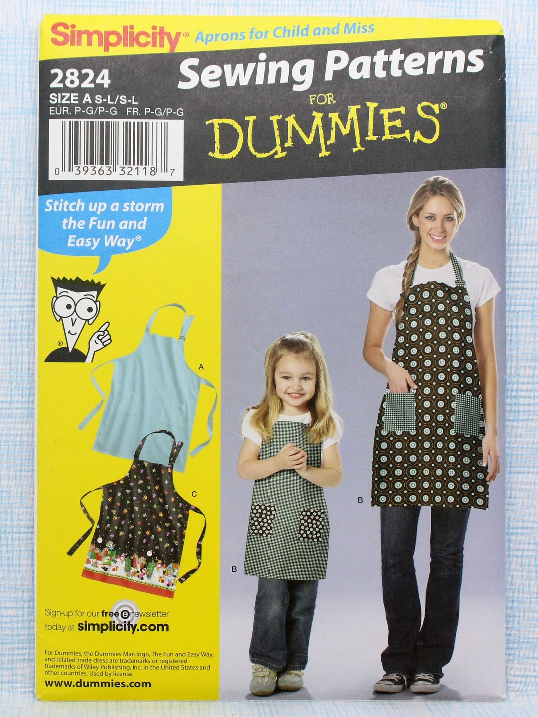 Simplicity Sewing Pattern 2824, Misses' and Child's Aprons, Uncut/ff ...