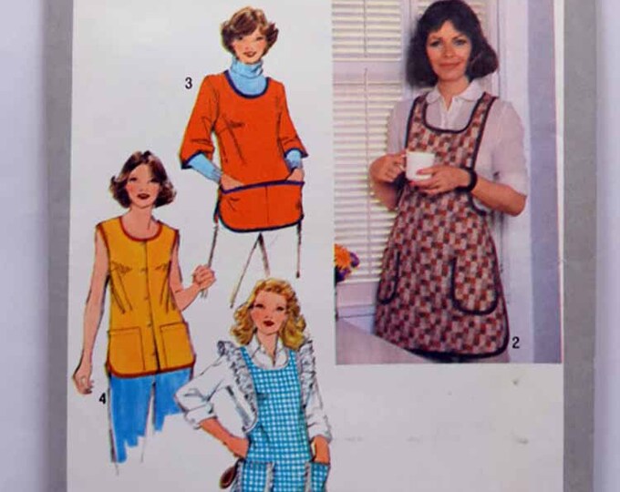 Simplicity 9209 Apron Pattern Uncut Vintage Apron Sewing - Etsy