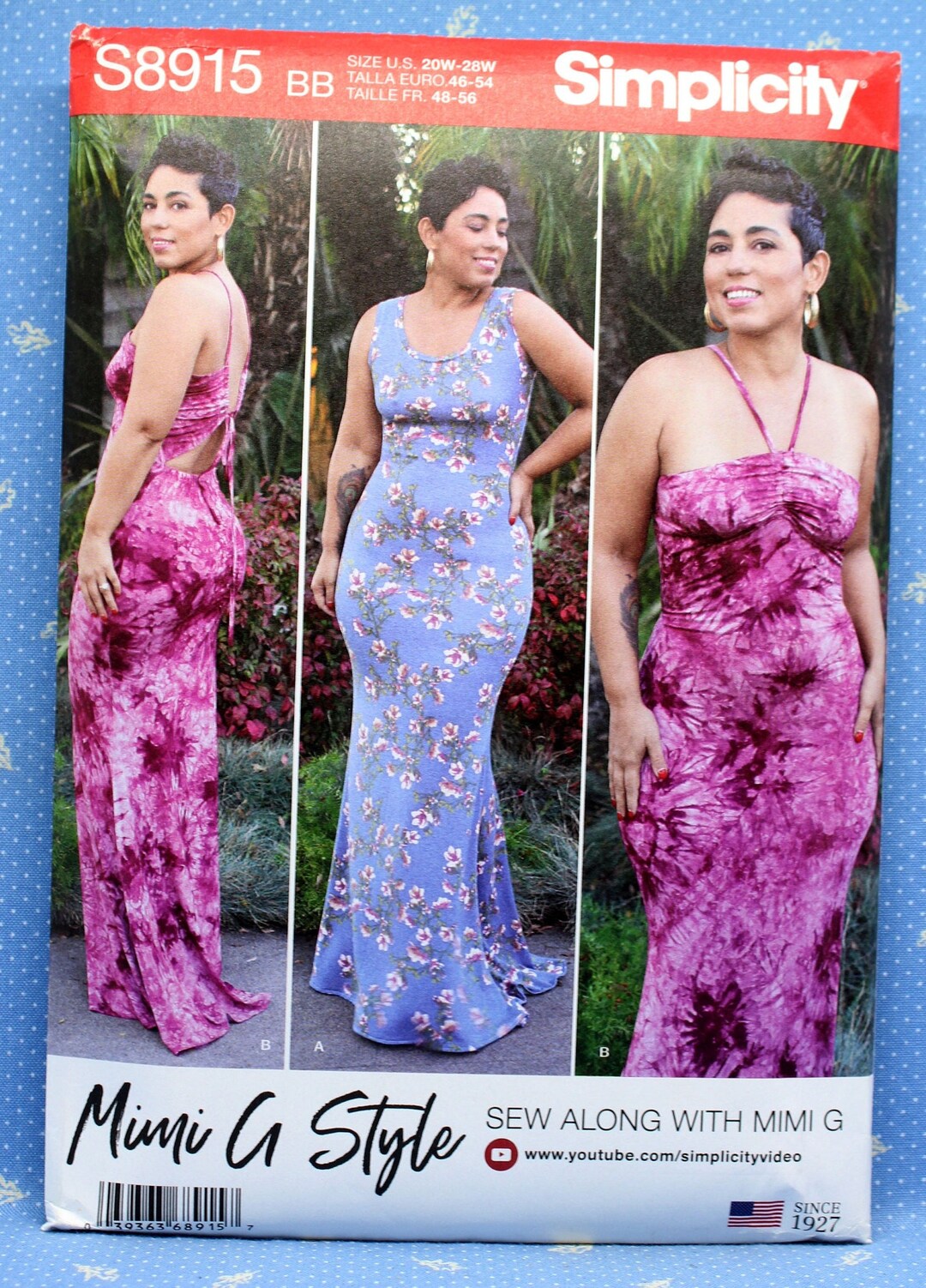 Simplicity Sewing Pattern 8915 Women's Knit Maxi Dresses - Etsy