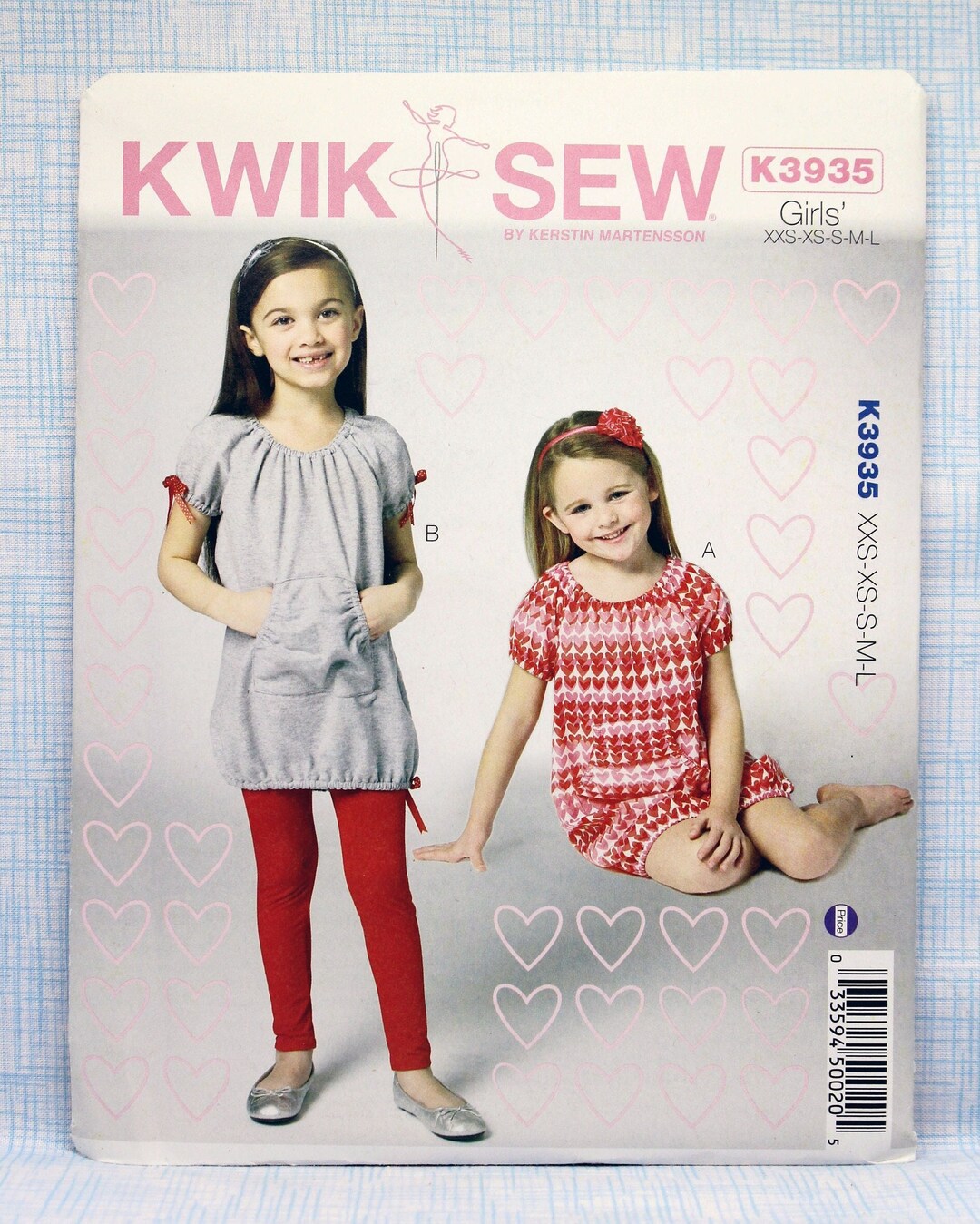 Kwik Sew 3935, Girls' Bubble Dresses and Leggings Sewing Pattern, Girls ...