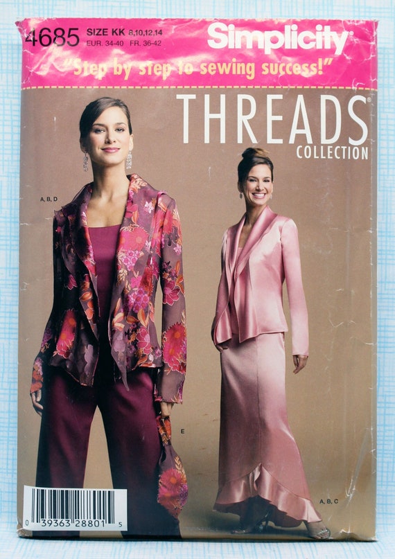 Simplicity Sewing Pattern 4685 Misses' Camisole Jacket - Etsy