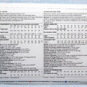 Simplicity Sewing Pattern 1728, Misses' 16th Century Fairytale Costume ...