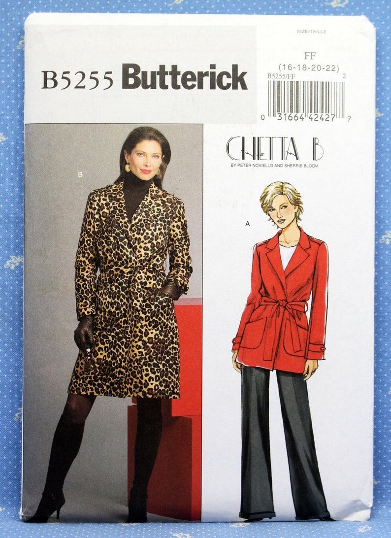 Butterick Sewing Pattern 5255 Misses' Easy Semi-fitted | Etsy