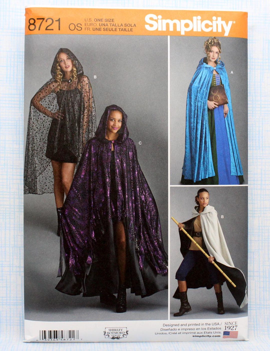 Simplicity Sewing Pattern 8721, Misses' Hooded Capes, Uncut/ff, One ...