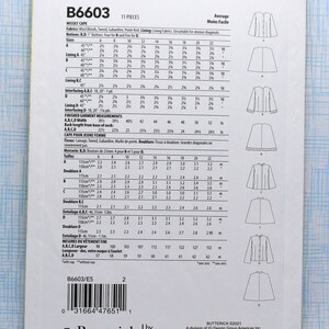 Butterick Sewing Pattern 6603, Misses' Lined Cape, Uncut/ff, Misses ...