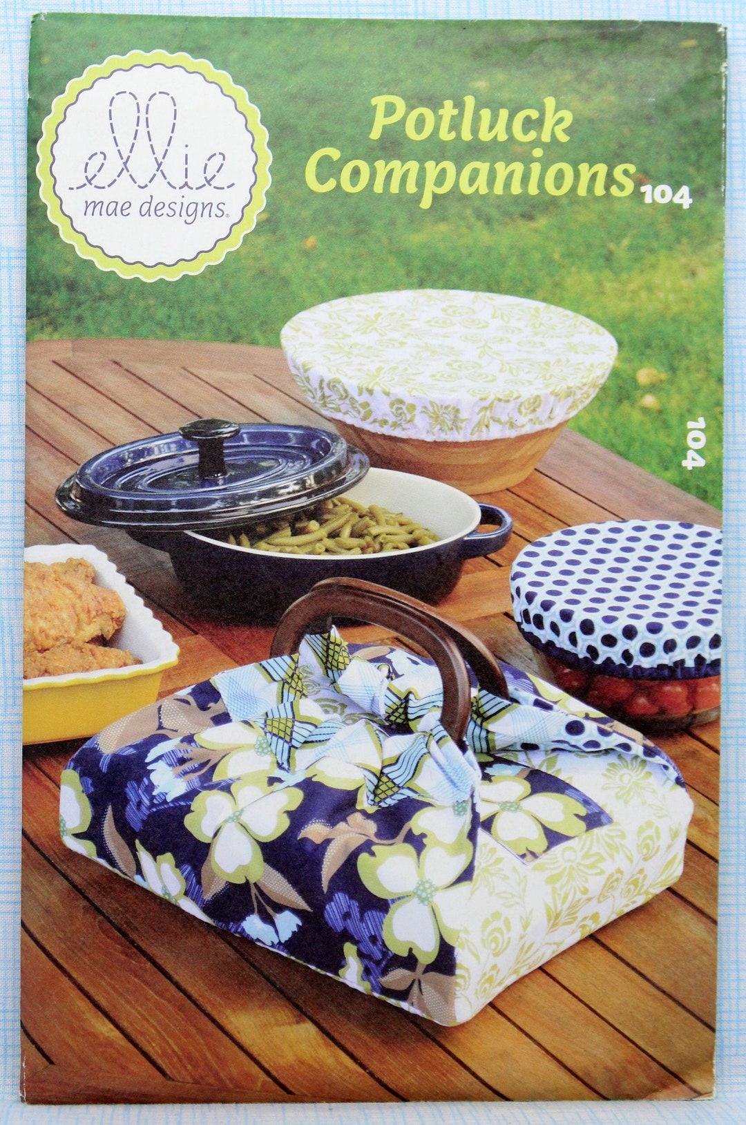 Ellie Mae Designs 104, Potluck Companions Sewing Pattern, Uncut/ff ...
