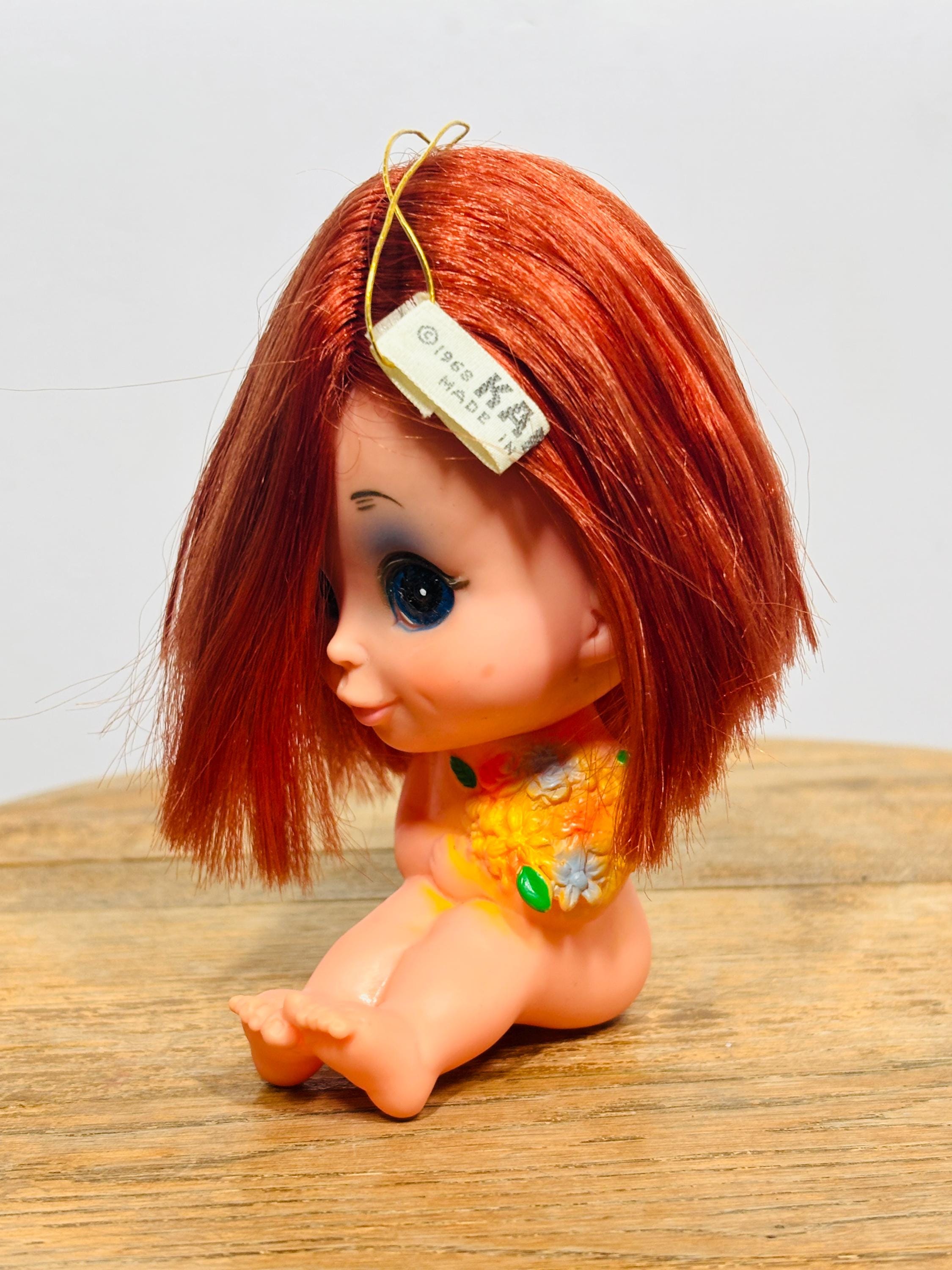 1968 Vintage Kamar Mona Big Eyes Doll With Tag Attached - Made in Japan ...