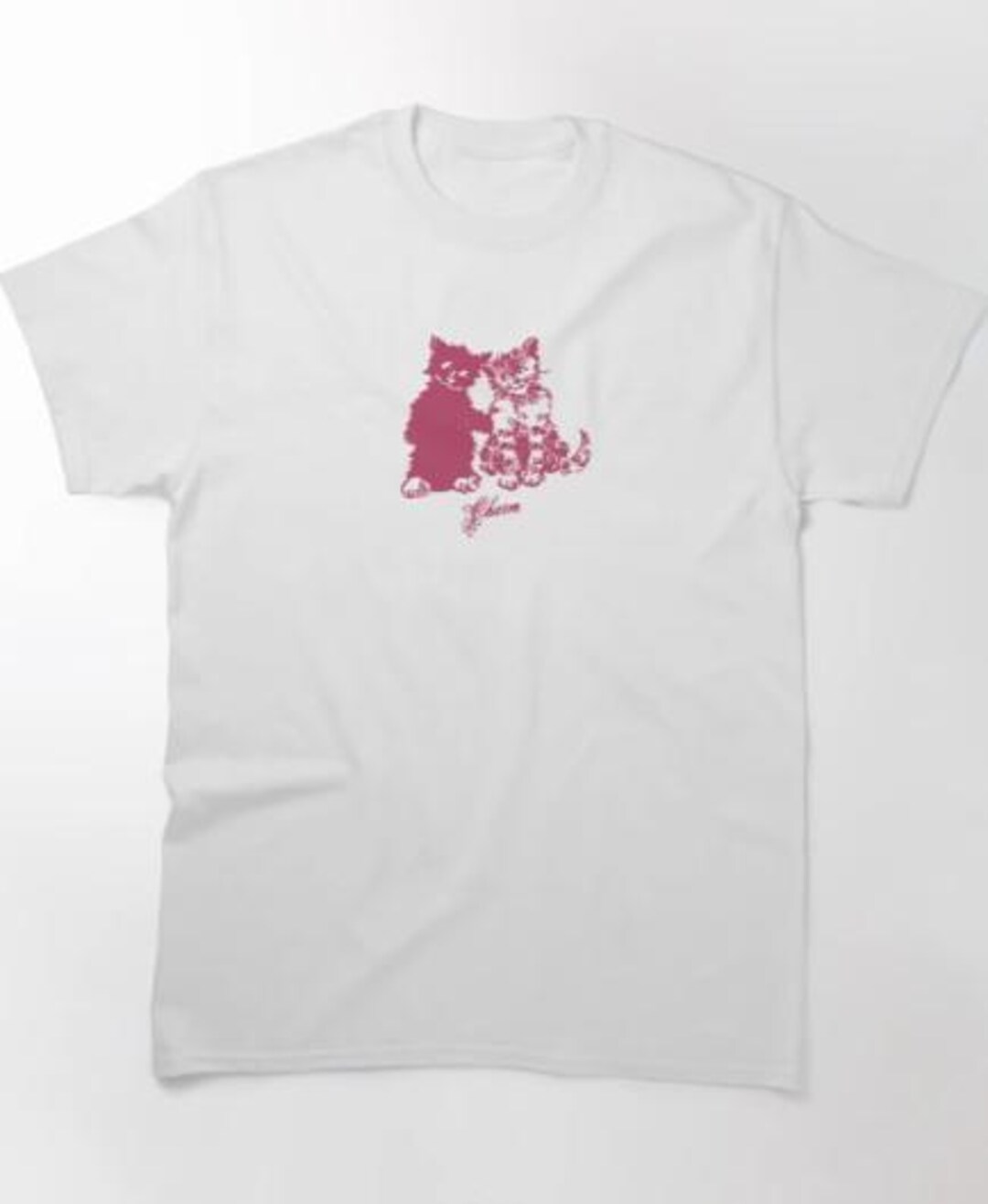 Charm Clairo Cat Best Friends Drawing Classic T-shirt, Unisex Shirt - Etsy