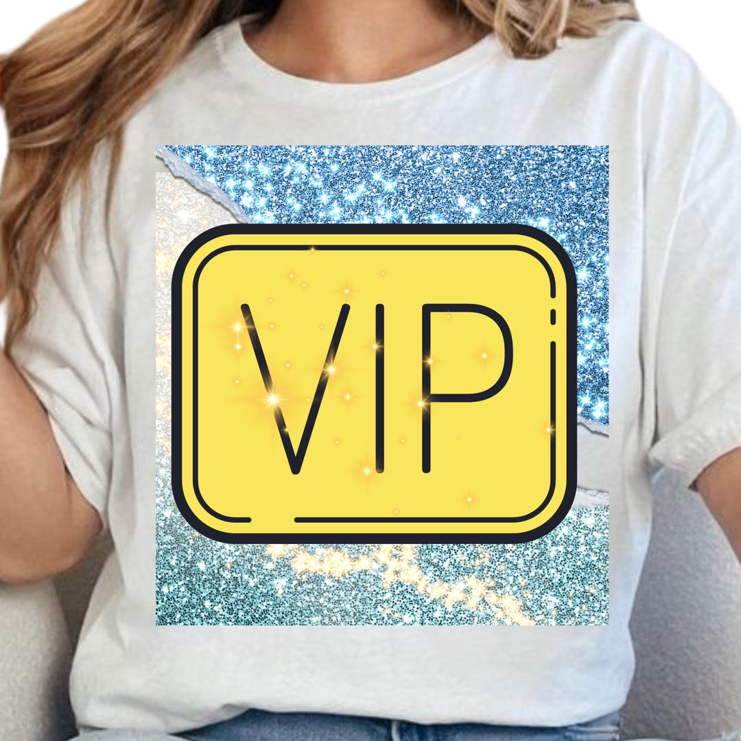 VIP Badge Png, Gold and Blue Glitter Png, Luxury Digital Design,vip ...