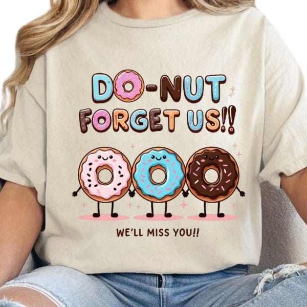Donut Forget Us - Etsy