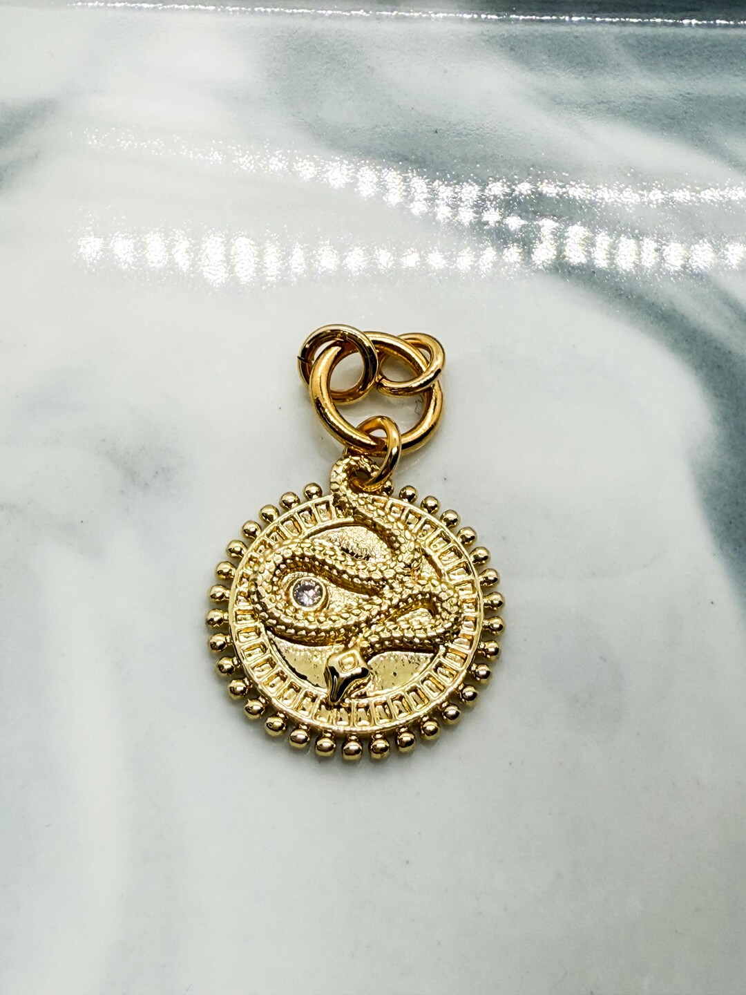 Snake Charm Medal: Interchangeable System, Personalized Jewelry, Mixed ...
