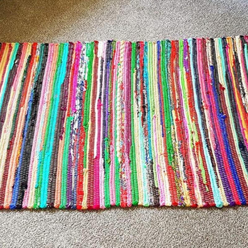 Rag Rug Runner - Etsy