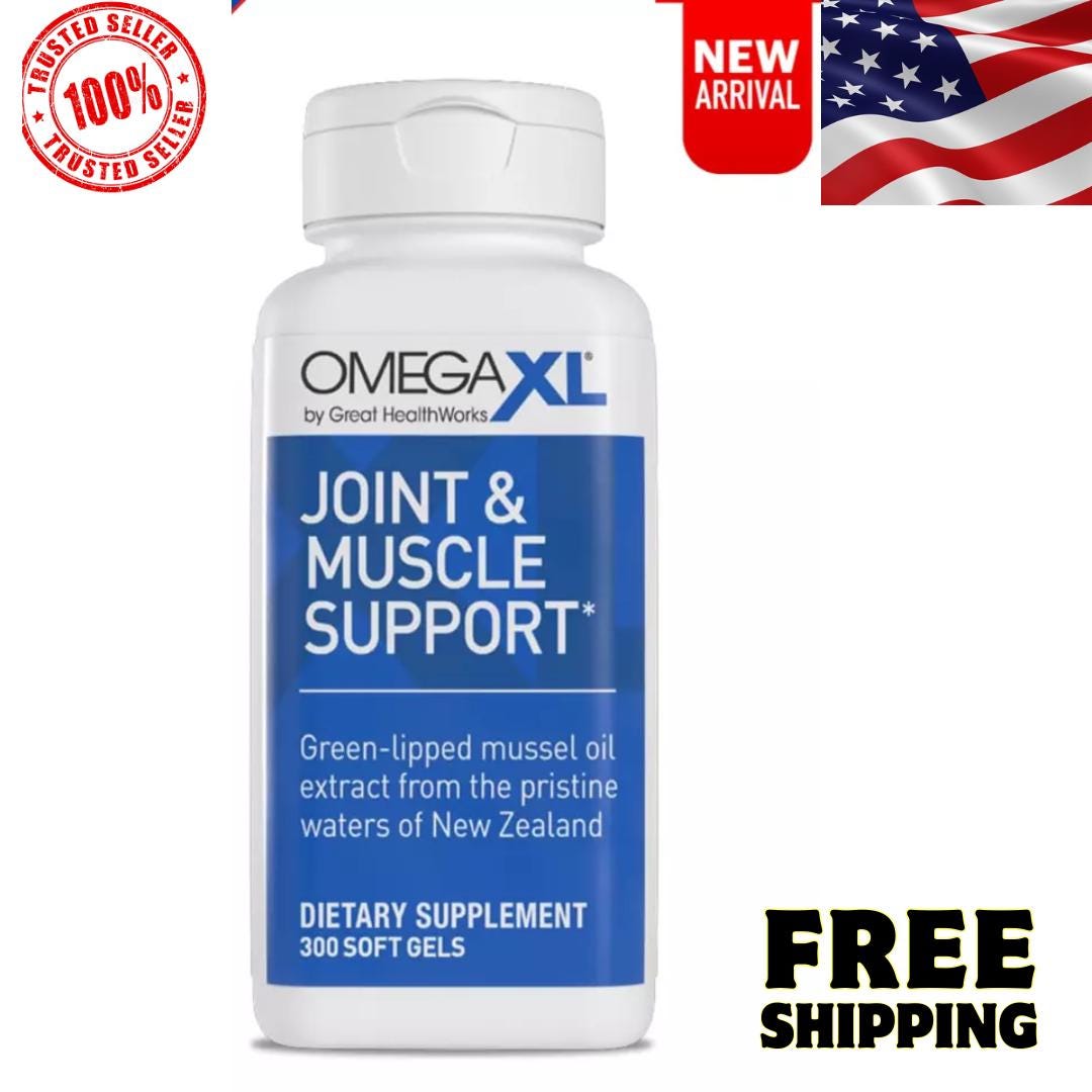 Omega XL 300 Capsules - Green Lipped Mussel Omega-3 Joint Relief ...