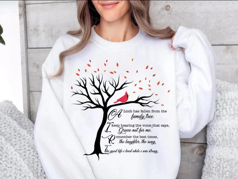 A Limb Has Fallen SVG, Red Cardinal SVG File, Memorial Svg, Remembrance ...