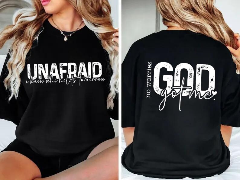Unafraid/god Got Me Svg Png, Christian Quotes, Love for God, Faith ...