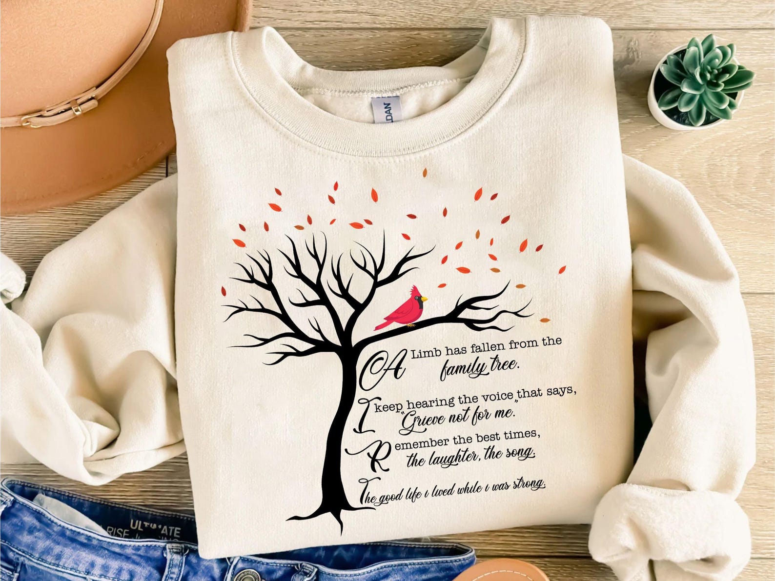 A Limb Has Fallen SVG, Red Cardinal SVG File, Memorial Svg, Remembrance ...