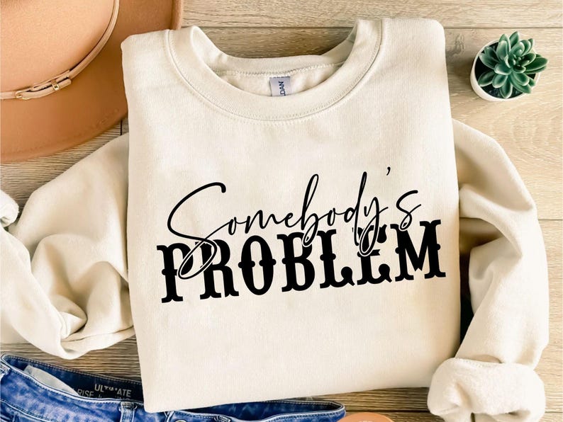 Somebody's Problem Svg, Sublimation Design, Country Couple Svg, Digital ...