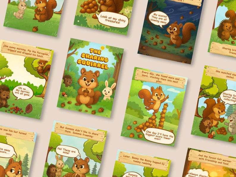 Children’s Story Book | Digital Book for Kids | Printable & Canva ...
