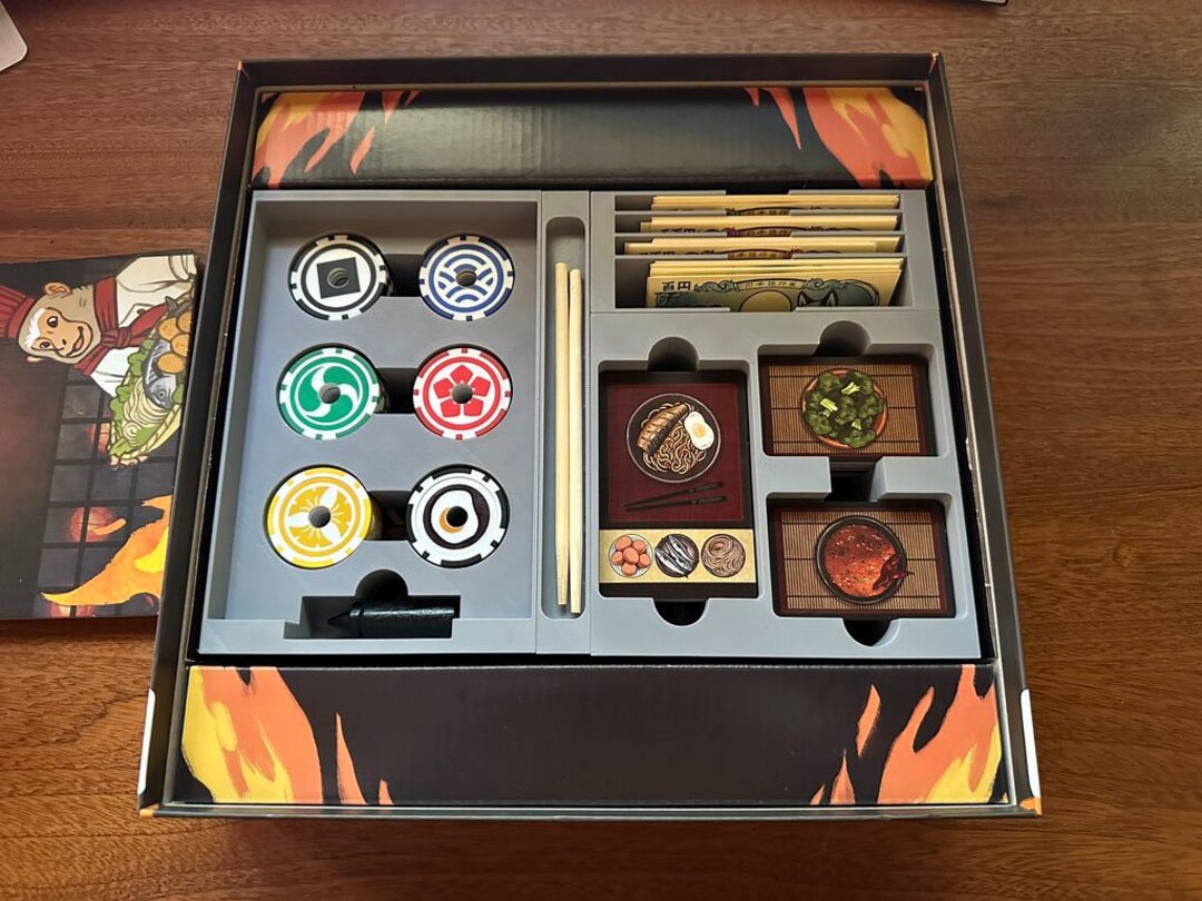 Hibachi Board Game Organizer – 3D Printed Insert for Hibachi (hot ...