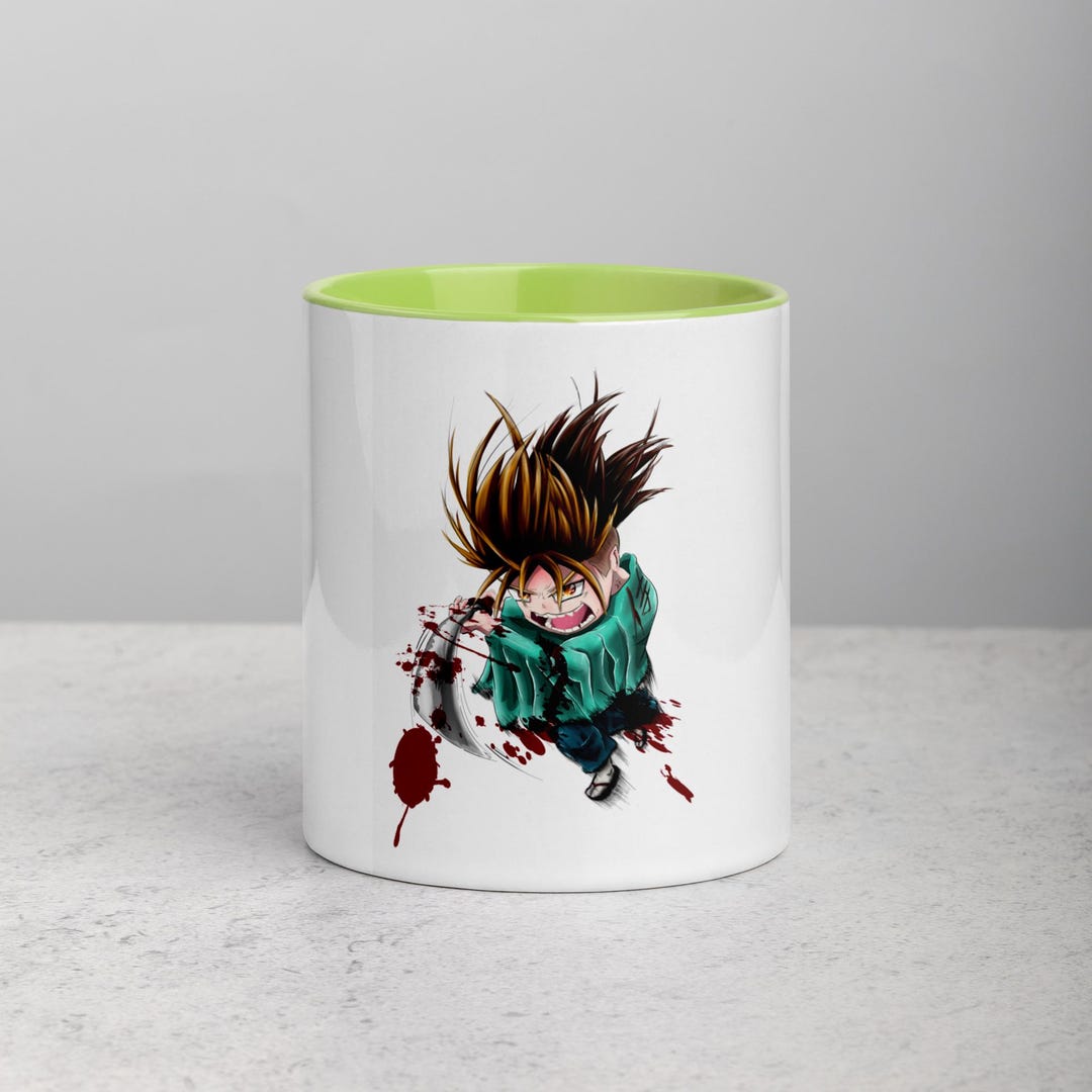 Samurai Anime Mug | Hand-drawn Manga Warrior | Coffee Cup Gift - Etsy