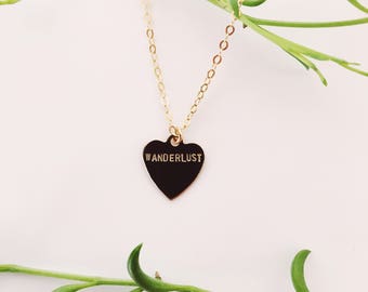 NO F.CKS GIVEN Heart Charm Necklace | Etsy