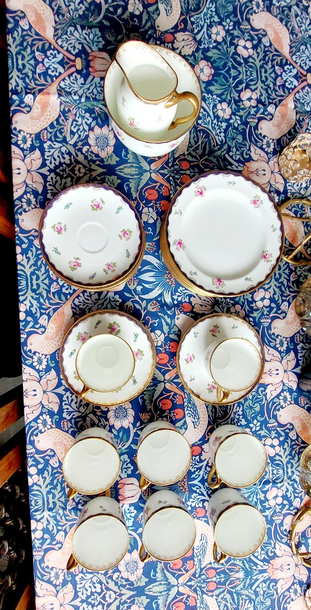 Wedgwood England Quality Pure White Bone China Tea Set Decorated by ...