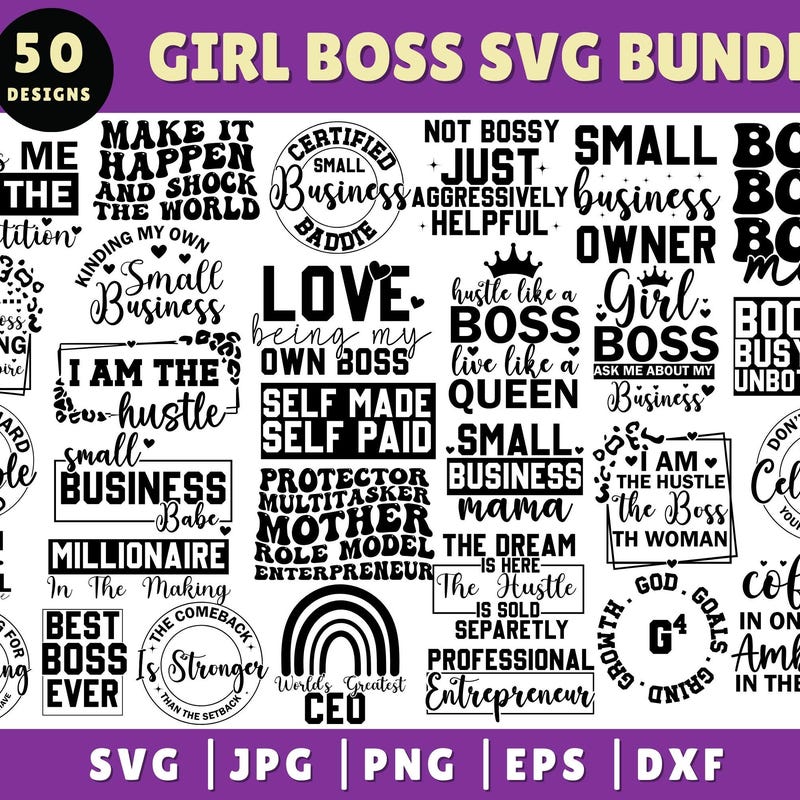 Boss Quotes Svg - Etsy