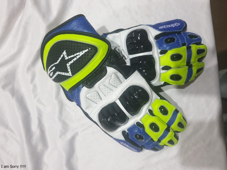 Alpinestars Motorcycle Racing Gloves - Etsy