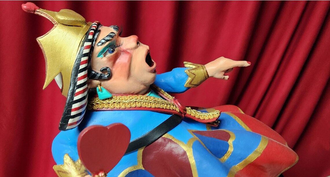Off With Her Head rocking Queen of Hearts - Etsy