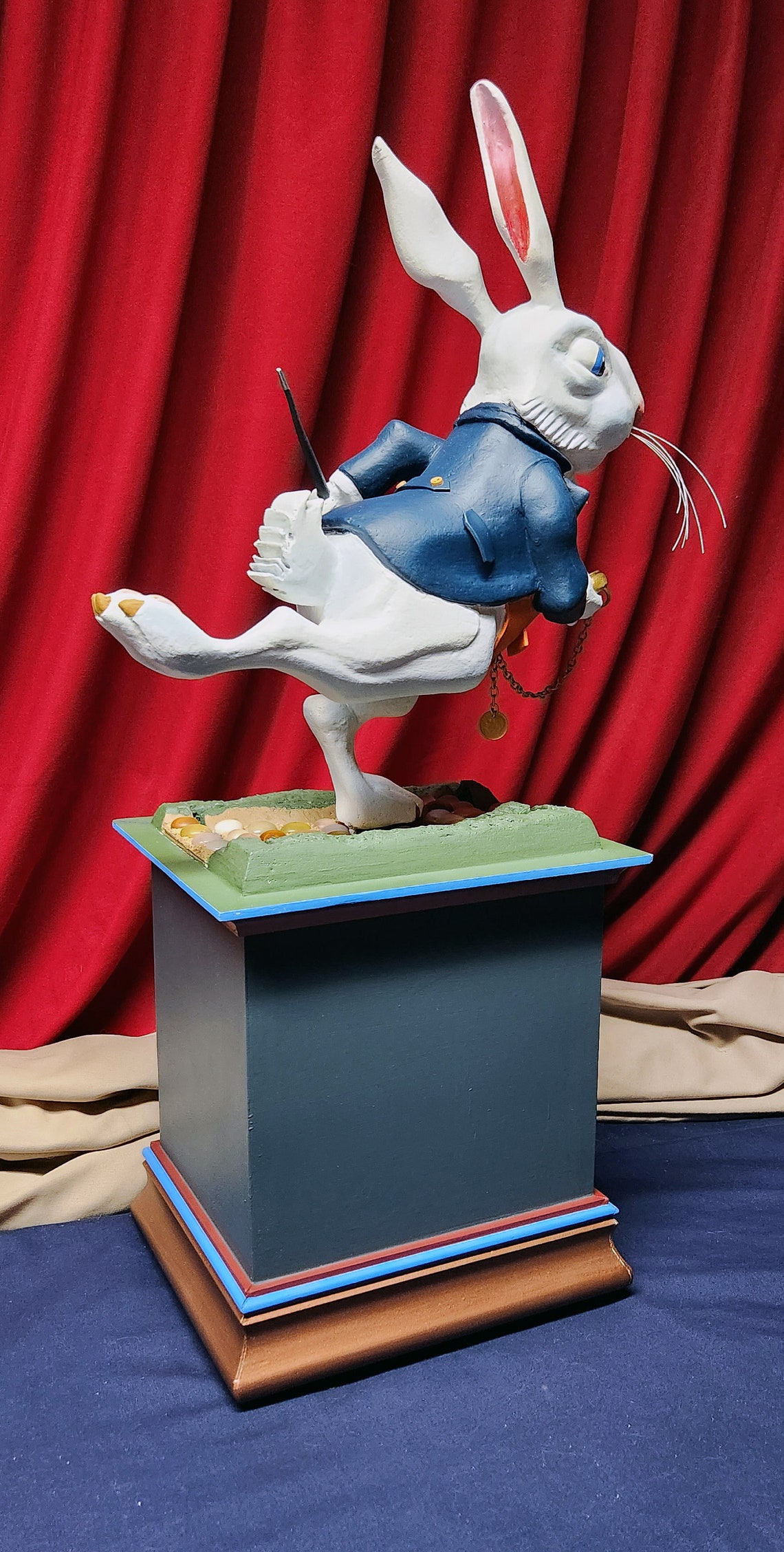 The Tardy Rabbit (alice's White Bunny Possible by Commission) - Etsy