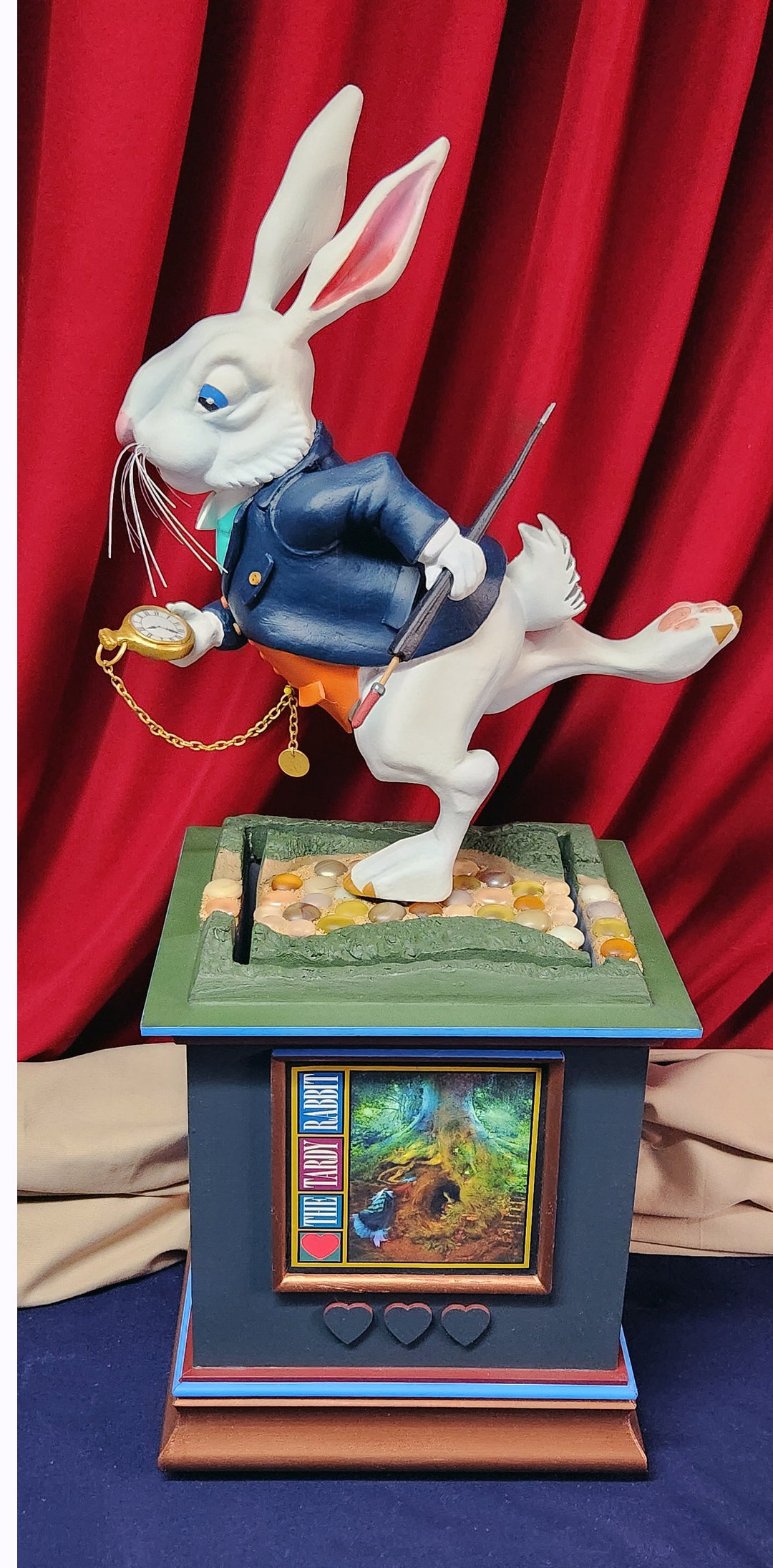 The Tardy Rabbit (alice's White Bunny Possible by Commission) - Etsy