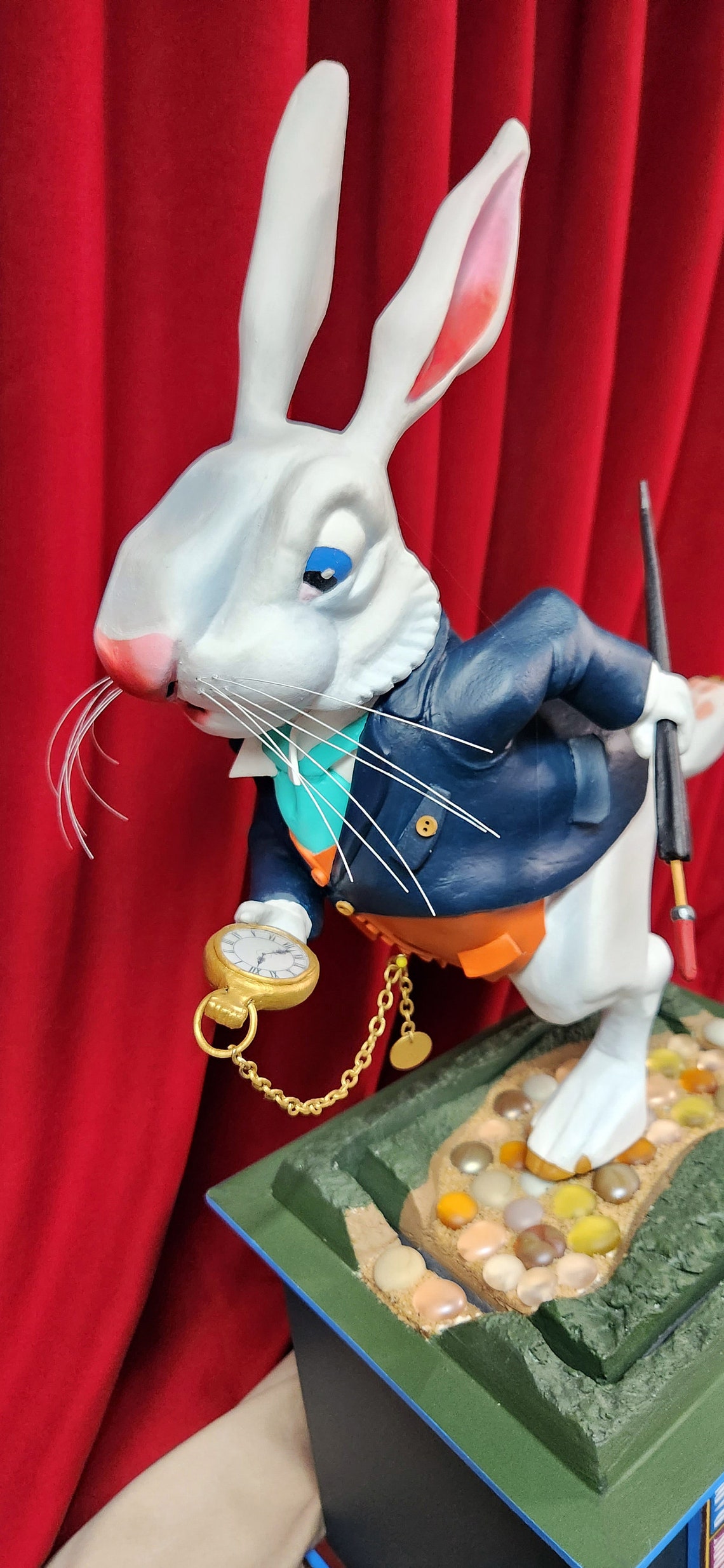 The Tardy Rabbit (alice's White Bunny Possible by Commission) - Etsy