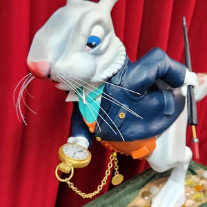 The Tardy Rabbit (alice's White Bunny Possible by Commission) - Etsy