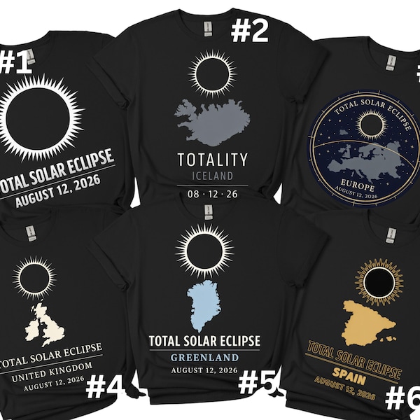 Eclipse Tee Shirt - Etsy Singapore