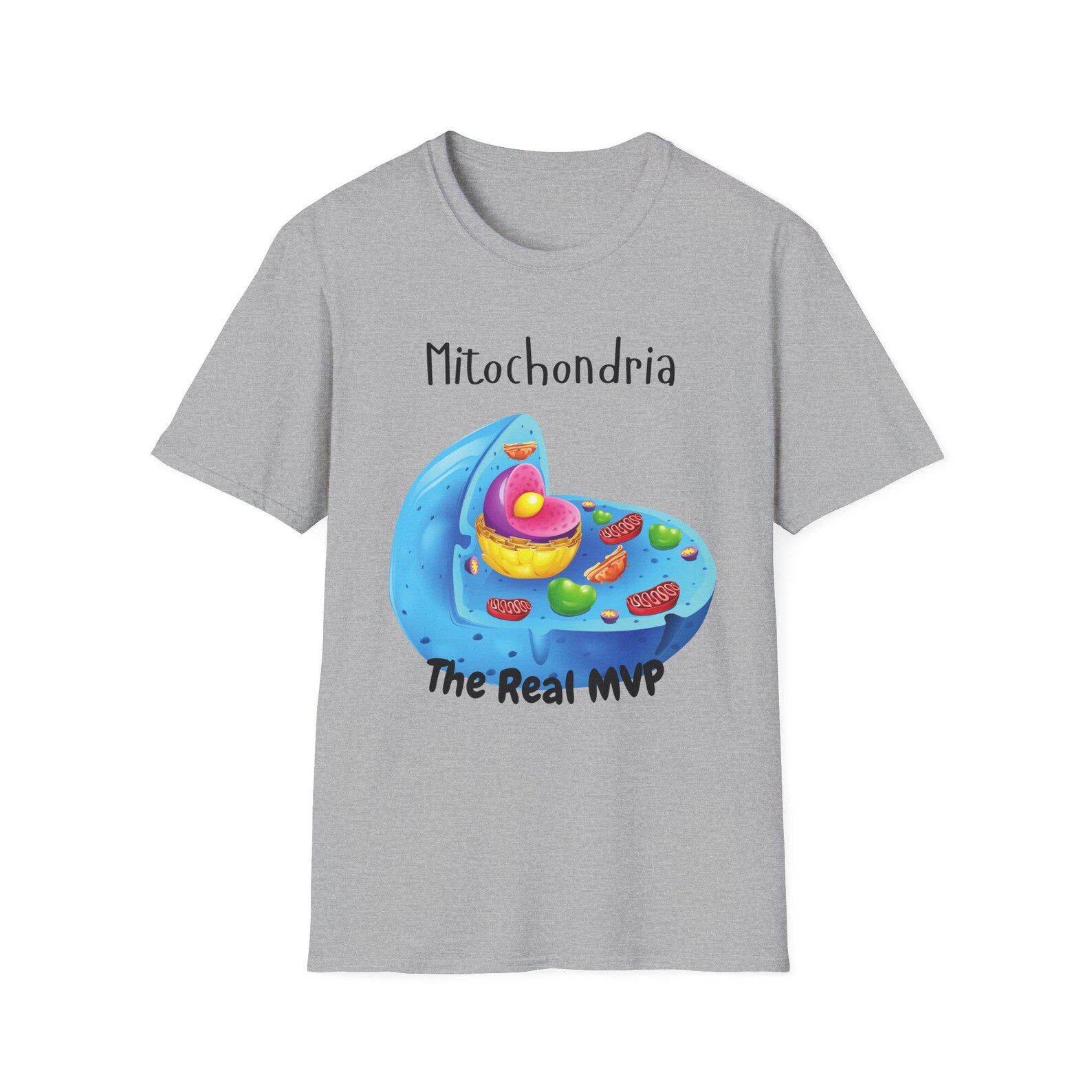 Mitochondria the Real MVP T-shirt - Funny Science Tee, Biology Lovers ...