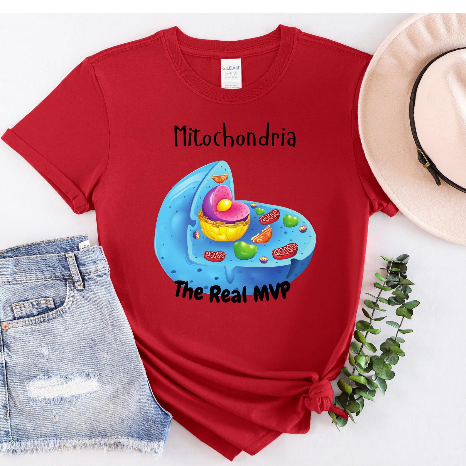 Mitochondria the Real MVP T-shirt - Funny Science Tee, Biology Lovers ...