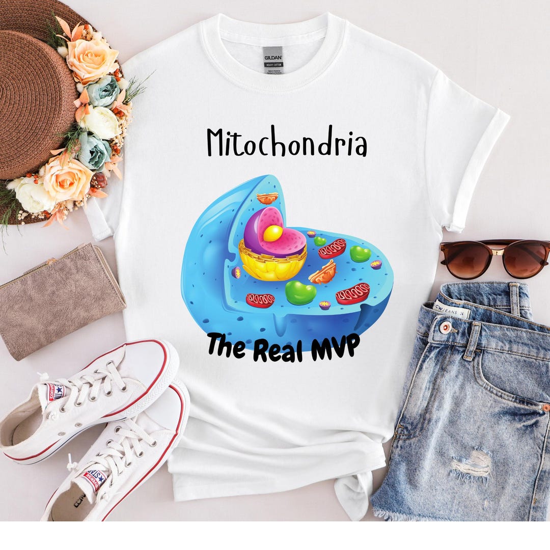 Mitochondria the Real MVP T-shirt - Funny Science Tee, Biology Lovers ...
