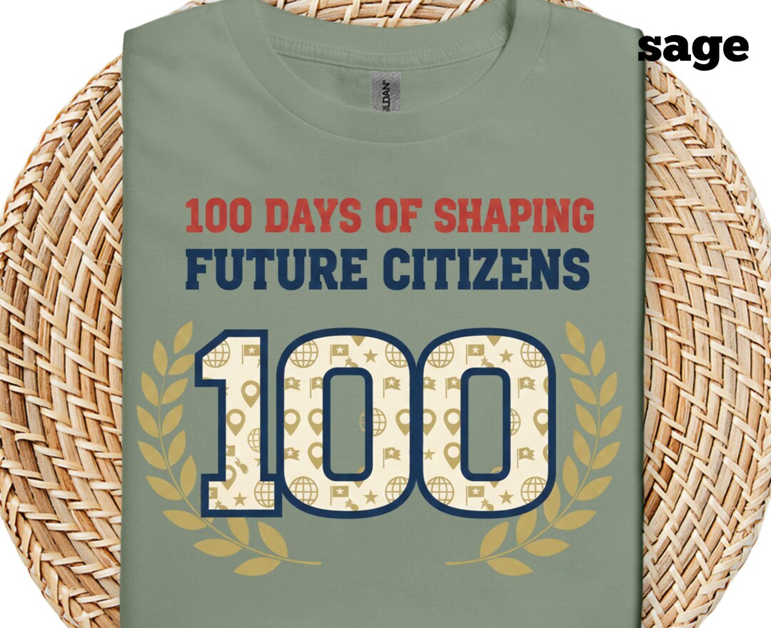 100 Days of Shaping Future Citizens Shirt | Social Studies Teacher ...
