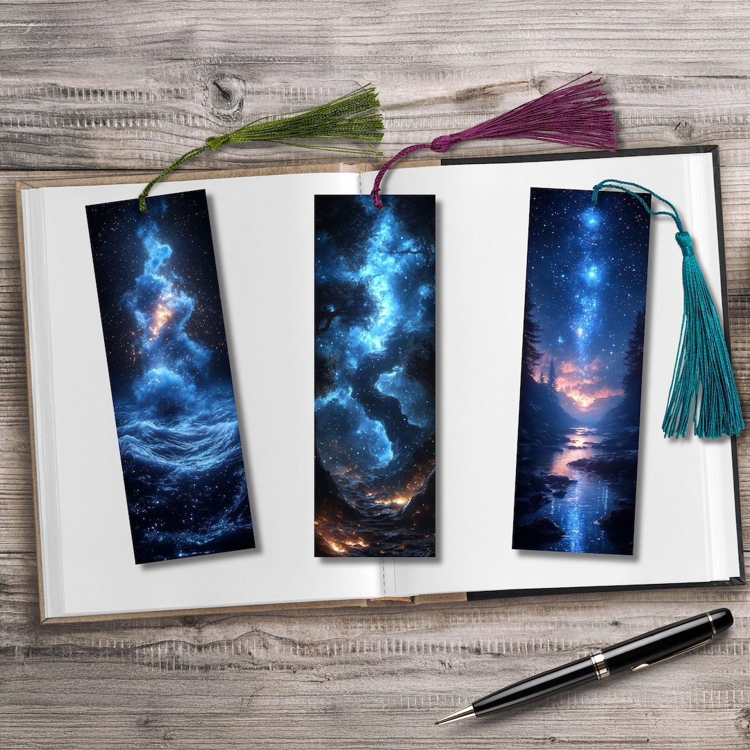 Fantasy Bookmarks – Star Path – Diy Bookmark With Tassel – Diy Gift ...