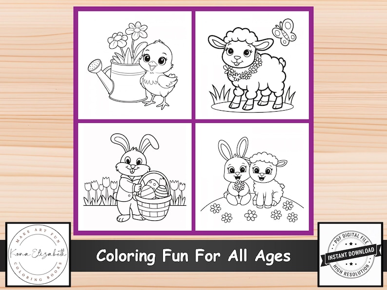 20 Original Printable Easter Coloring Pages for Kids Bold and Easy ...