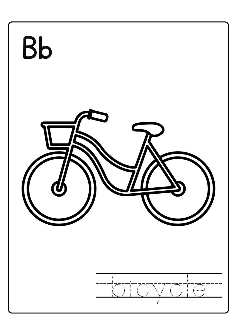 A-Z Alphabet Coloring Workbook ABC | Preschool Tracing & Coloring PDF ...