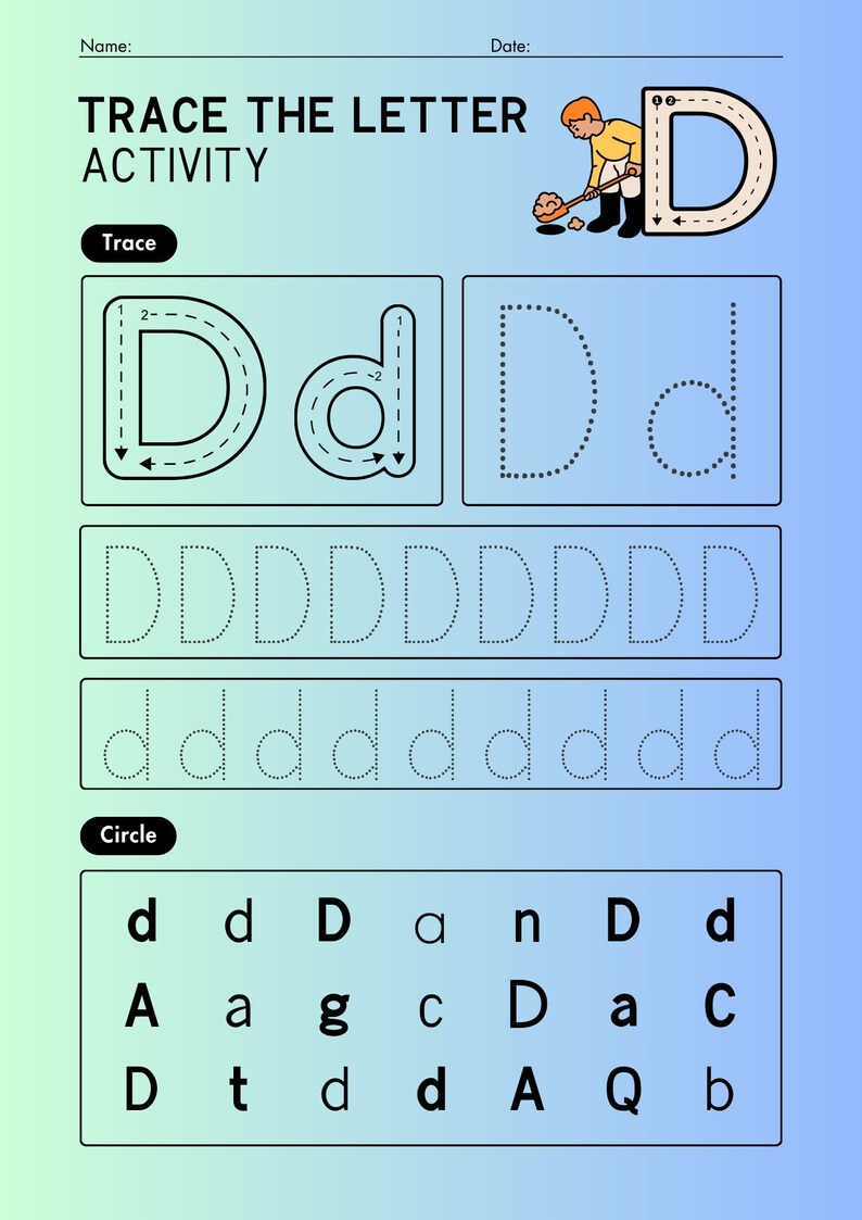 ABC Tracing Book Fun Alphabet Learning | Preschool Handwriting Workbook ...