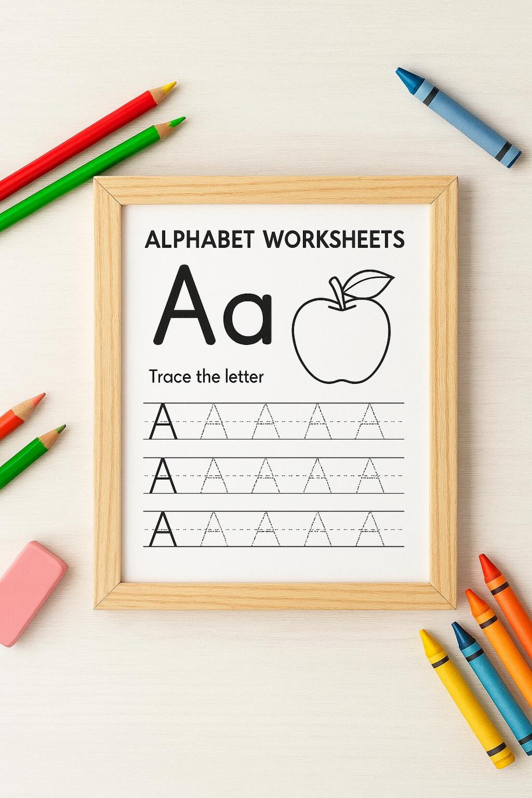 Alphabet Tracing Workbook A–Z Printable PDF | Preschool Handwriting ...