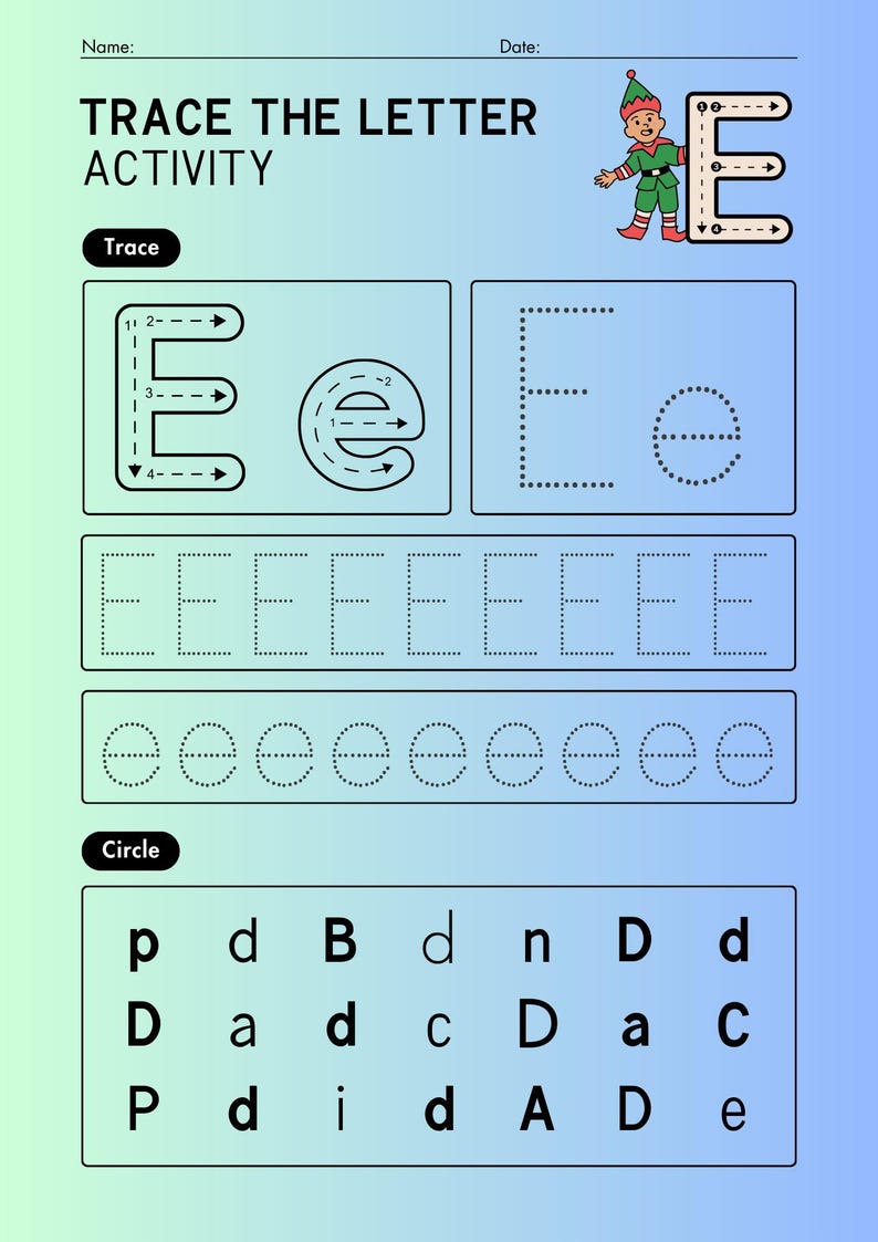 ABC Tracing Book Fun Alphabet Learning | Preschool Handwriting Workbook ...