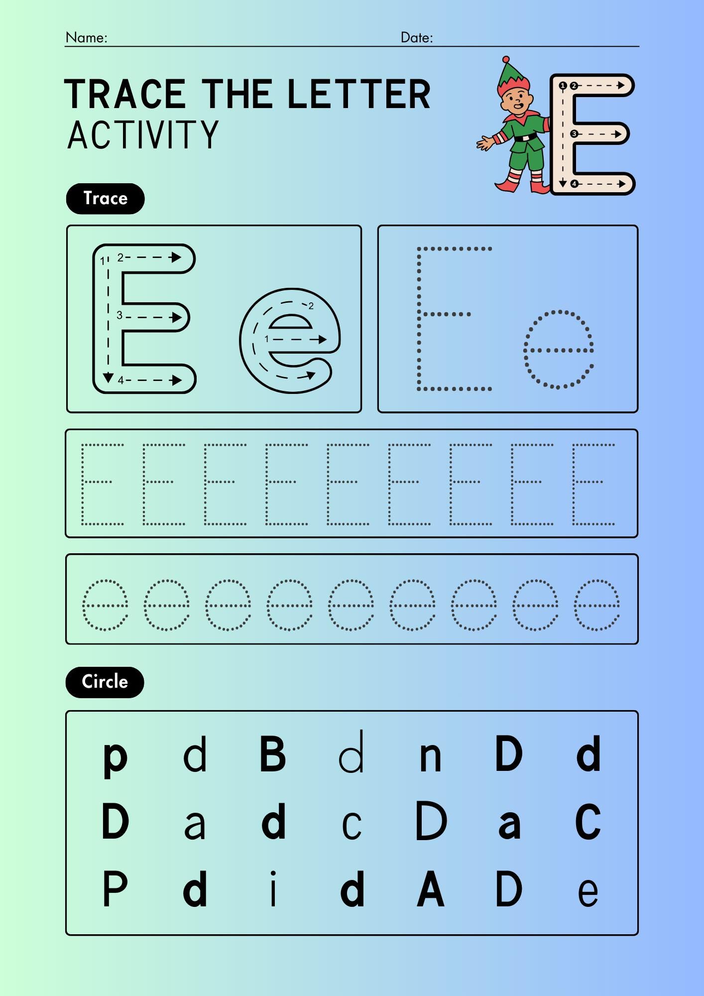 ABC Tracing Book Fun Alphabet Learning | Preschool Handwriting Workbook ...