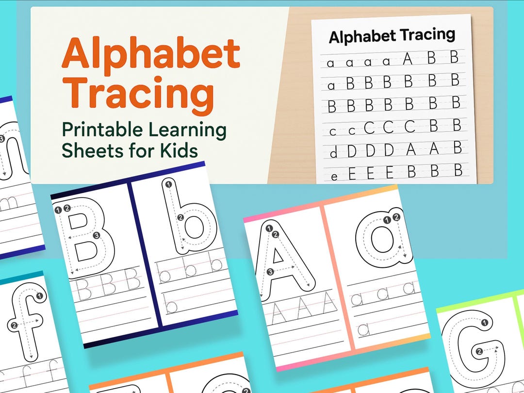 Alphabet Handwriting Practice A-Z | Preschool Tracing Worksheet PDF ...